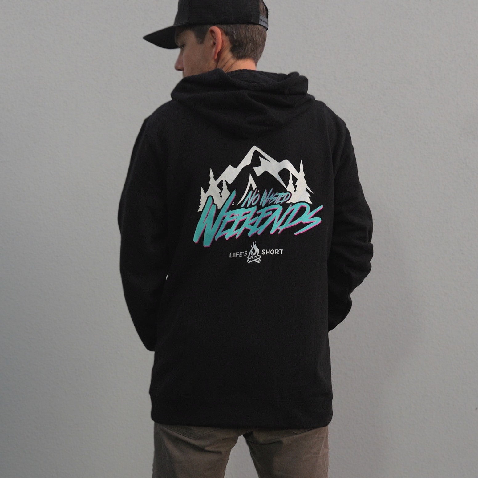 Retro Hoodie - No Wasted weekends - Stencil AS – TJ JACK